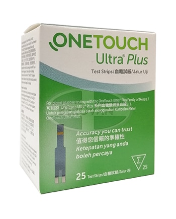 ONE TOUCH STRIP ULTRA PLUS 25’S – Berovan Marketing Inc